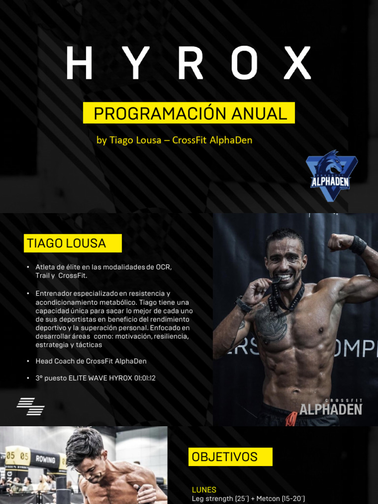 Programa HYROX by Tiago | PDF
