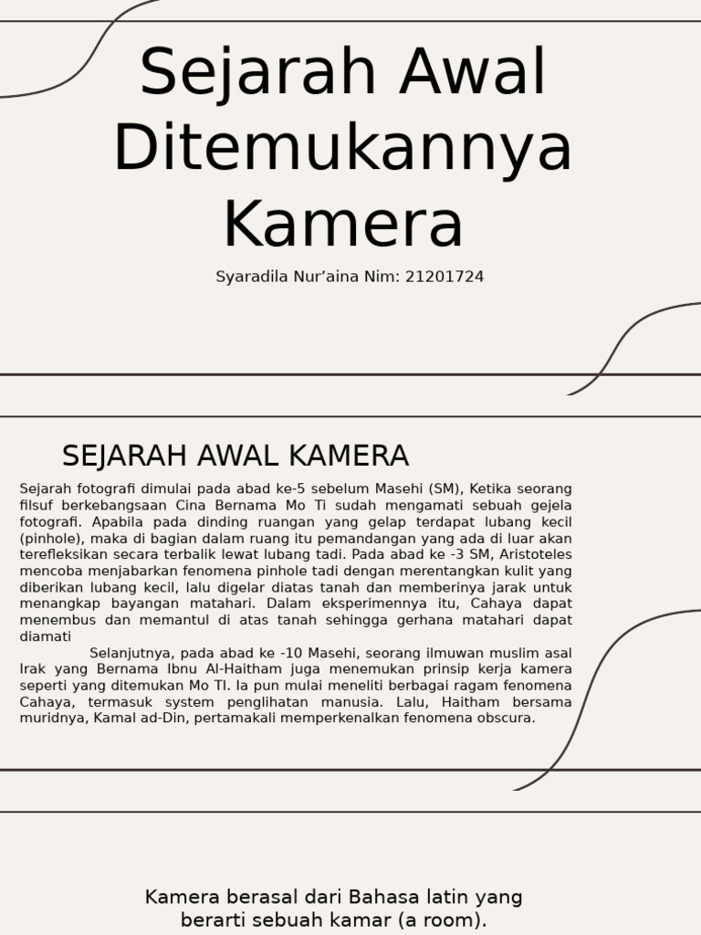 Tata Kamera Sara | PDF
