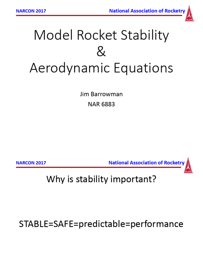 NARCON 2017 Stability Barrowman | PDF