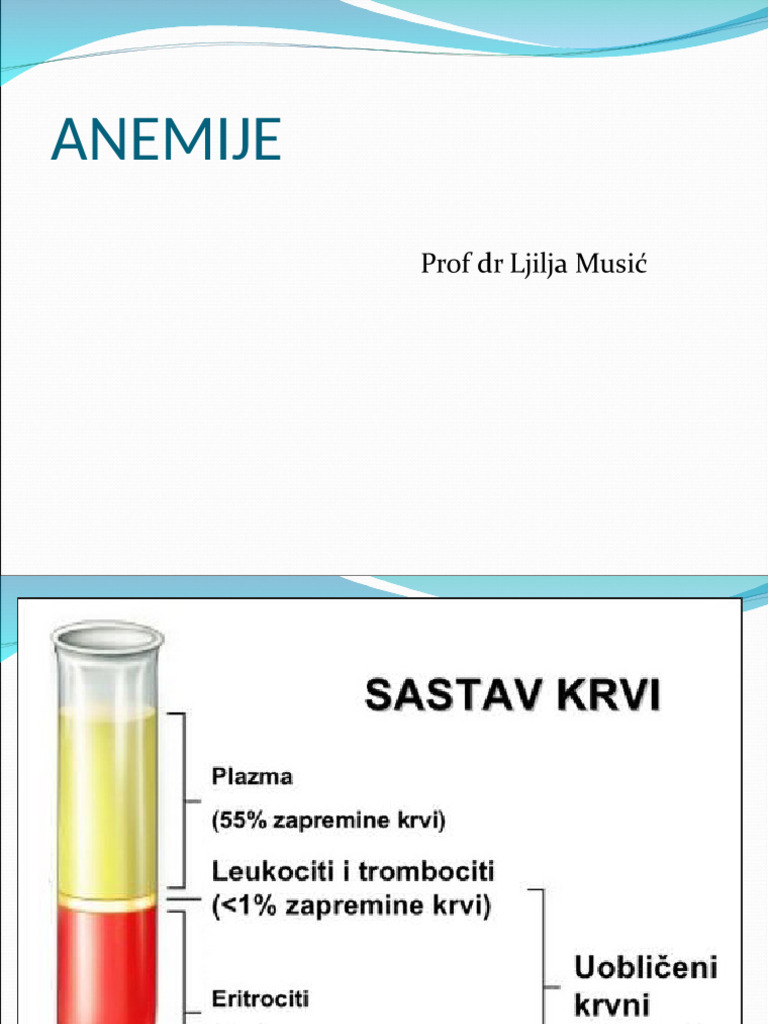 Anemije Predavanje | PDF