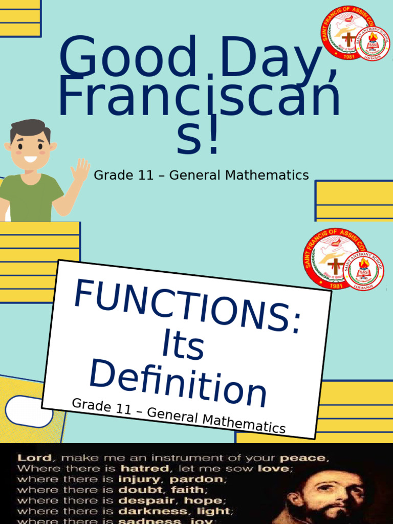 GENMATH Q1 C1 5 S1 3 Introduction To Functions | PDF