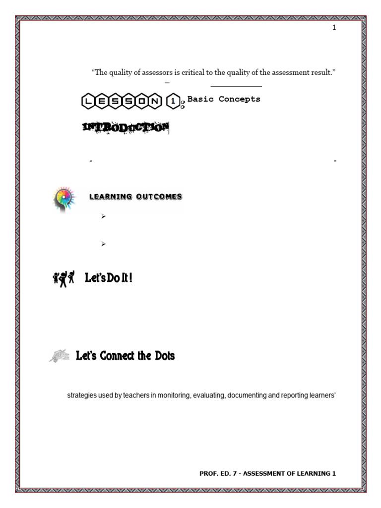 Assessment and Evaluation Basics | PDF | Educational Assessment | Business