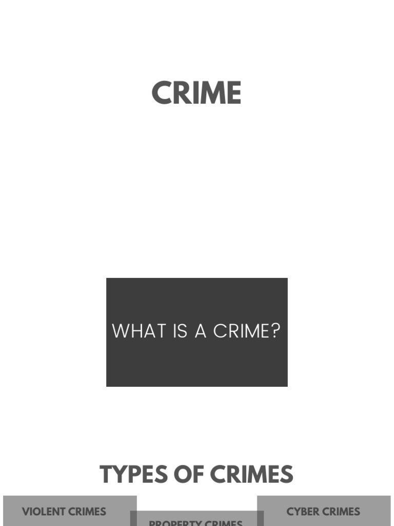 Crime | PDF