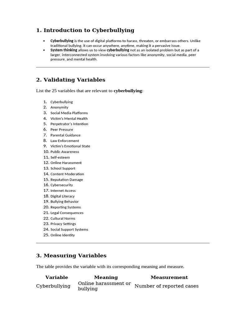 Cyberbullying | PDF