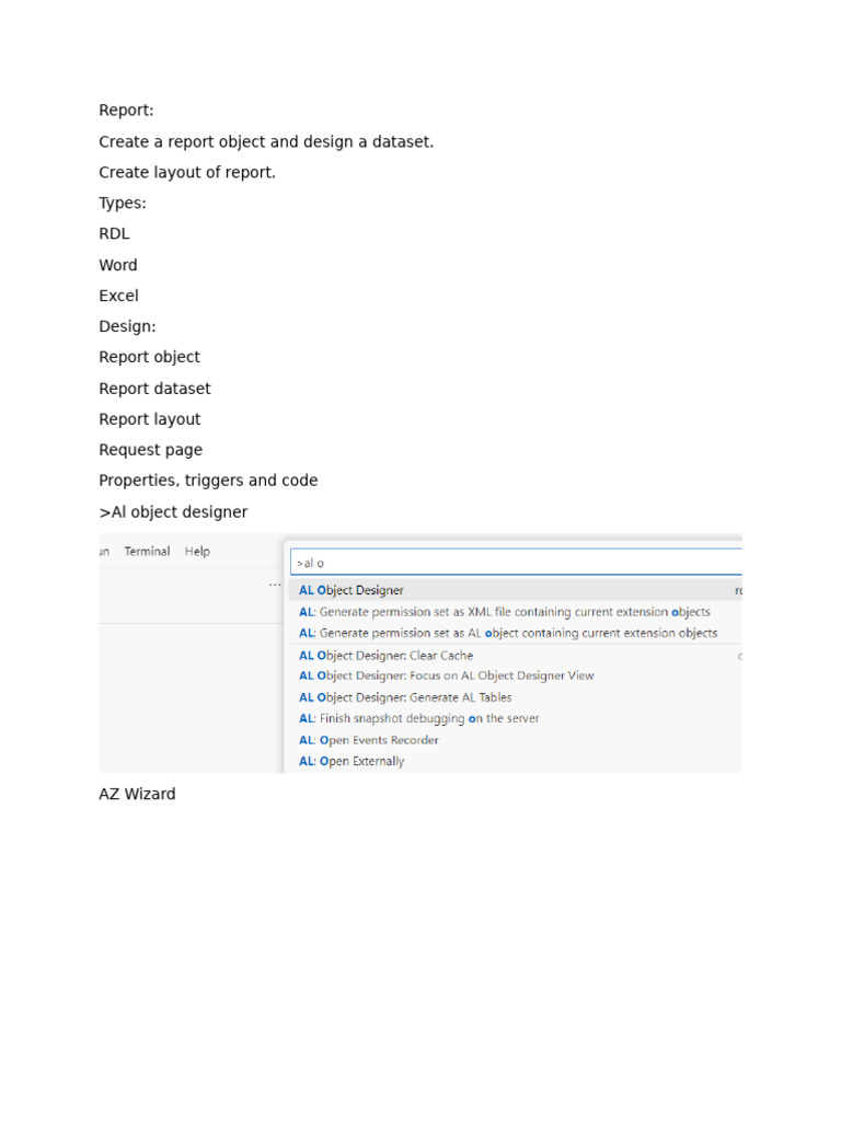 Word Layout Report in BC | PDF