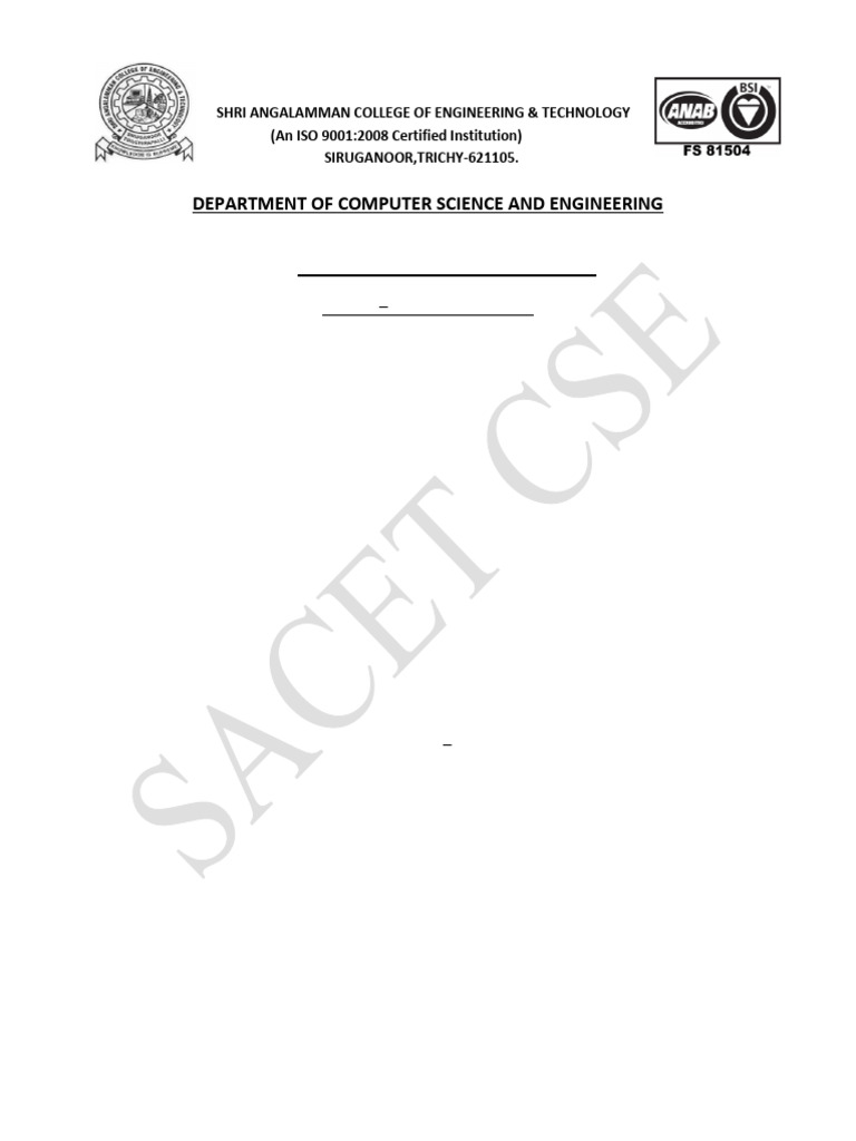 CS 1401-Internet Computing | PDF