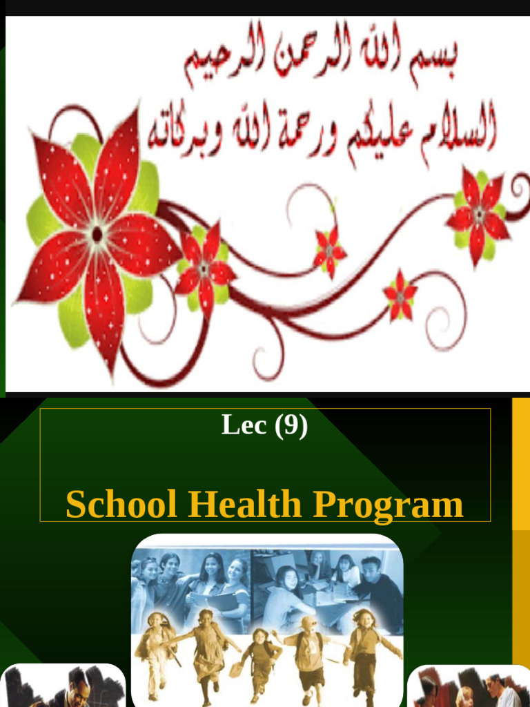Lec (9) School Health Program 2024 | PDF