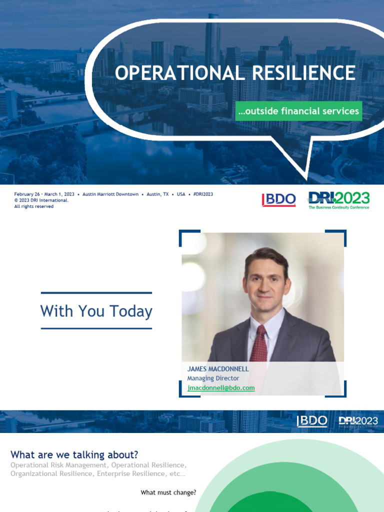 Operational Resilience - 2 | PDF