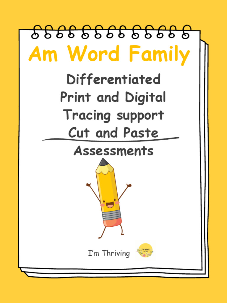 AmWordFamilyWorksheets 1 | PDF