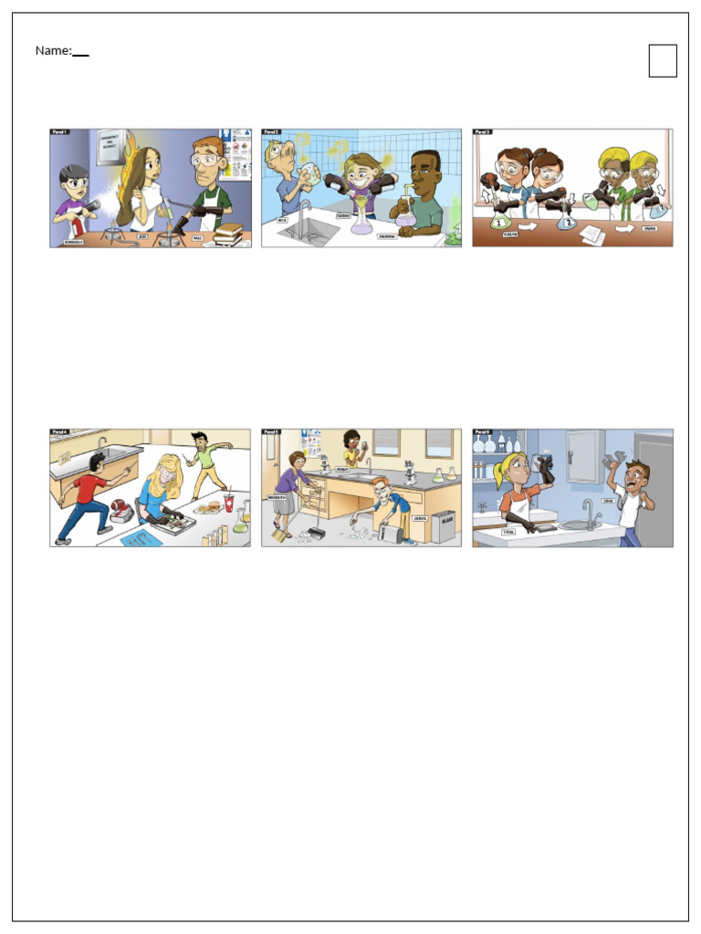 Lab Safety - Worksheet 2 | PDF