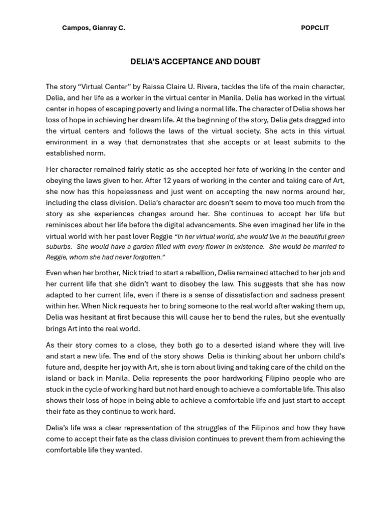 "Virtual Center" by Raissa Claire U. Rivera | PDF