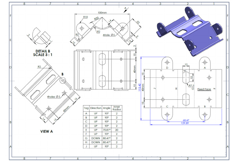 10 Sheetmetal Drawing | PDF