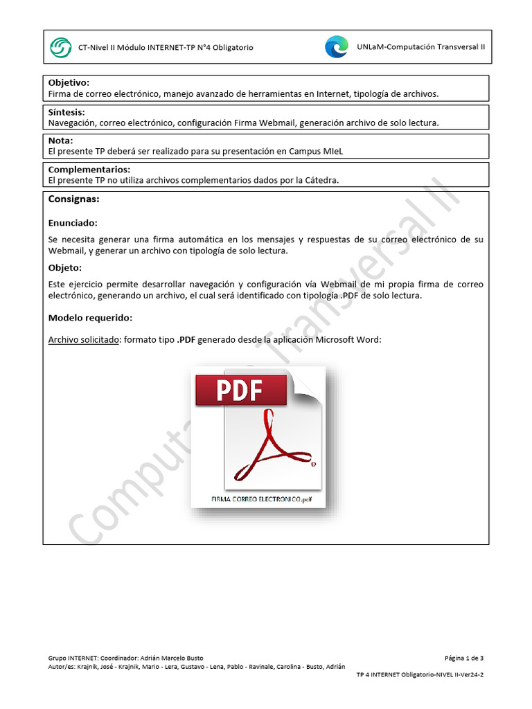 2 2 P TP4 Internet Oblig Nivel II Ver24!2!1 | PDF
