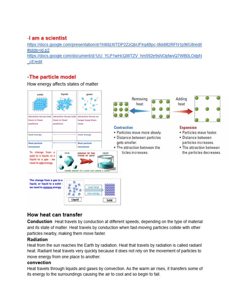 Science Year 8 Notes | PDF