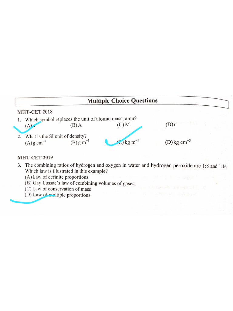 Some Basic Concepts of Chemistry | PDF
