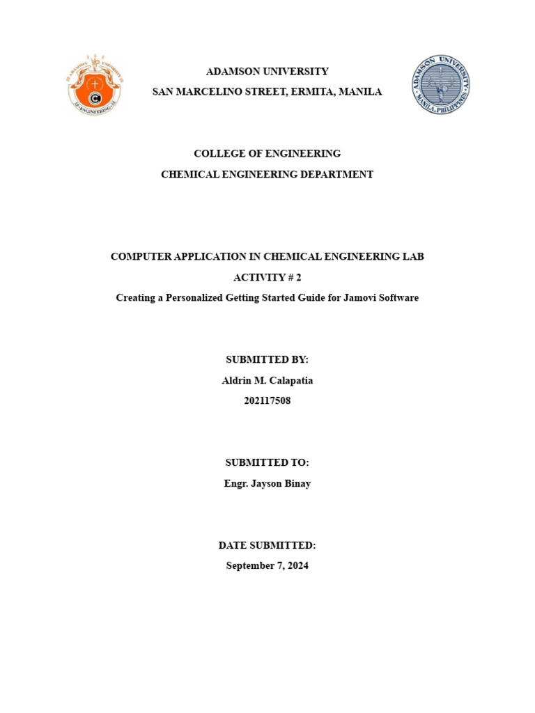 Calapatia Activity2 ChECA | PDF