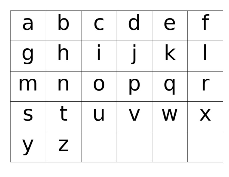 Alphabet Cards | PDF