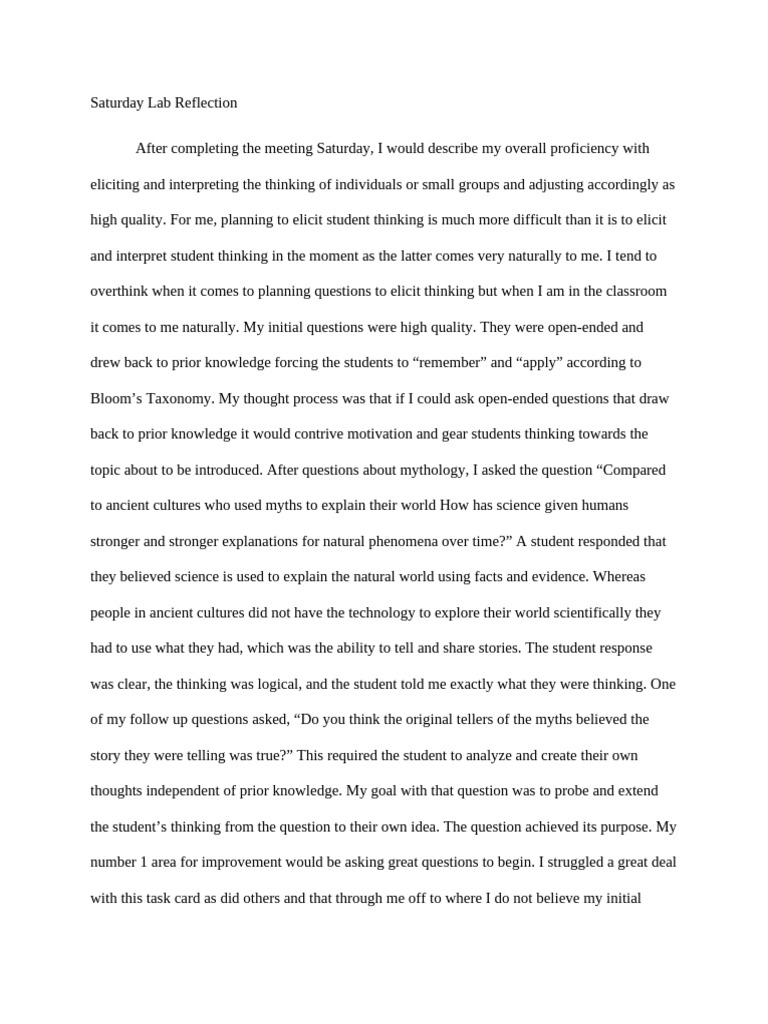 Saturday Reflection | PDF