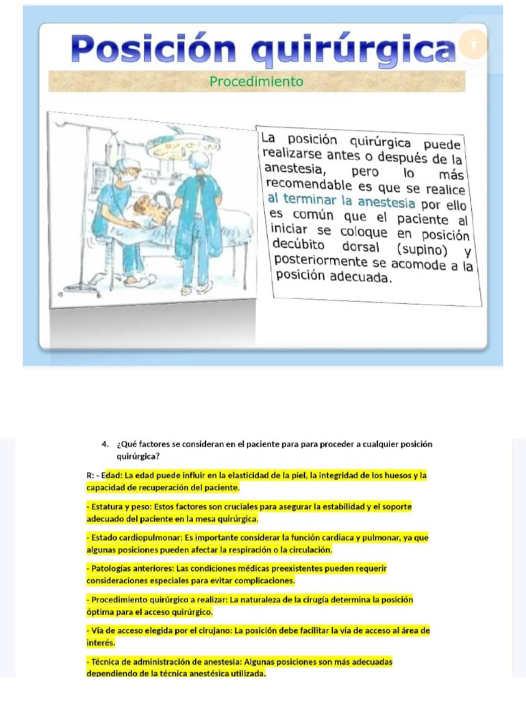 Posición Raquidea | PDF