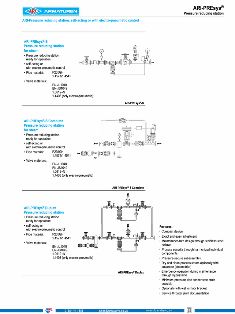 Pressure Reducing Station 1 | PDF