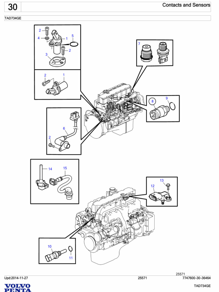 Sensores Volvo Penta | PDF