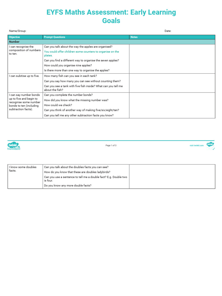 Assessment Sheets Editable | PDF