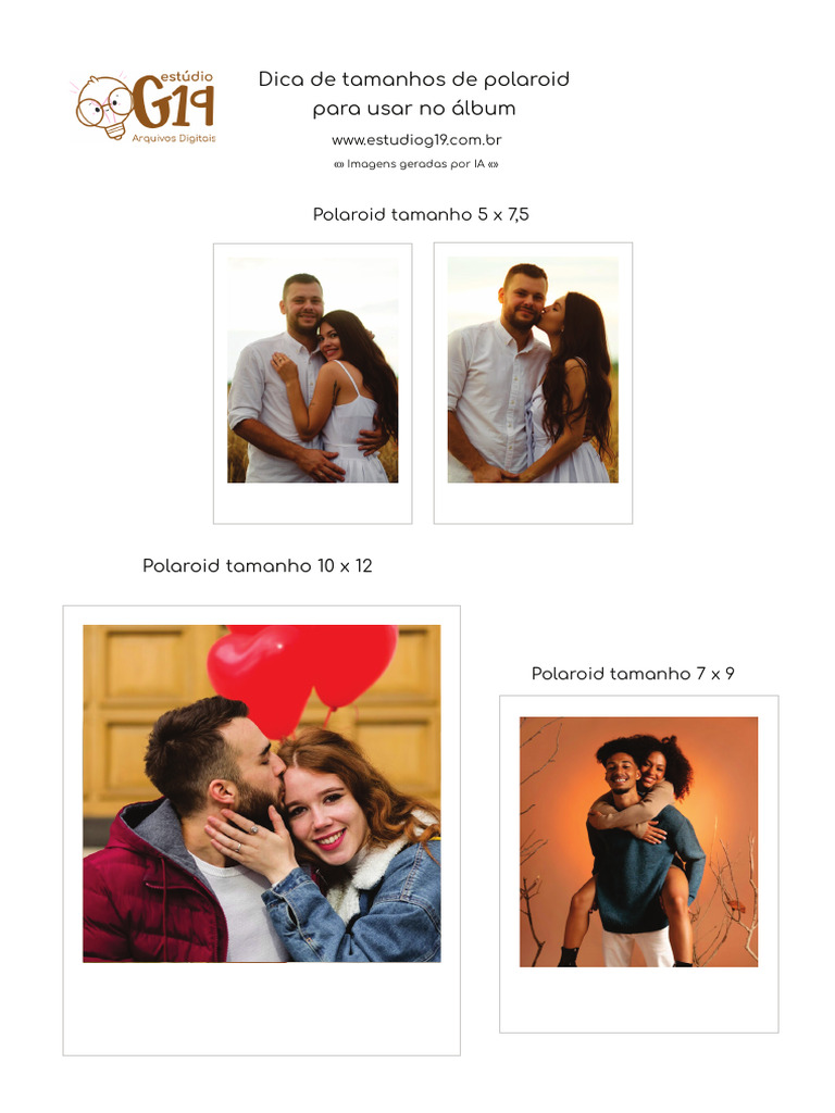 Modelos de Polaroids | PDF