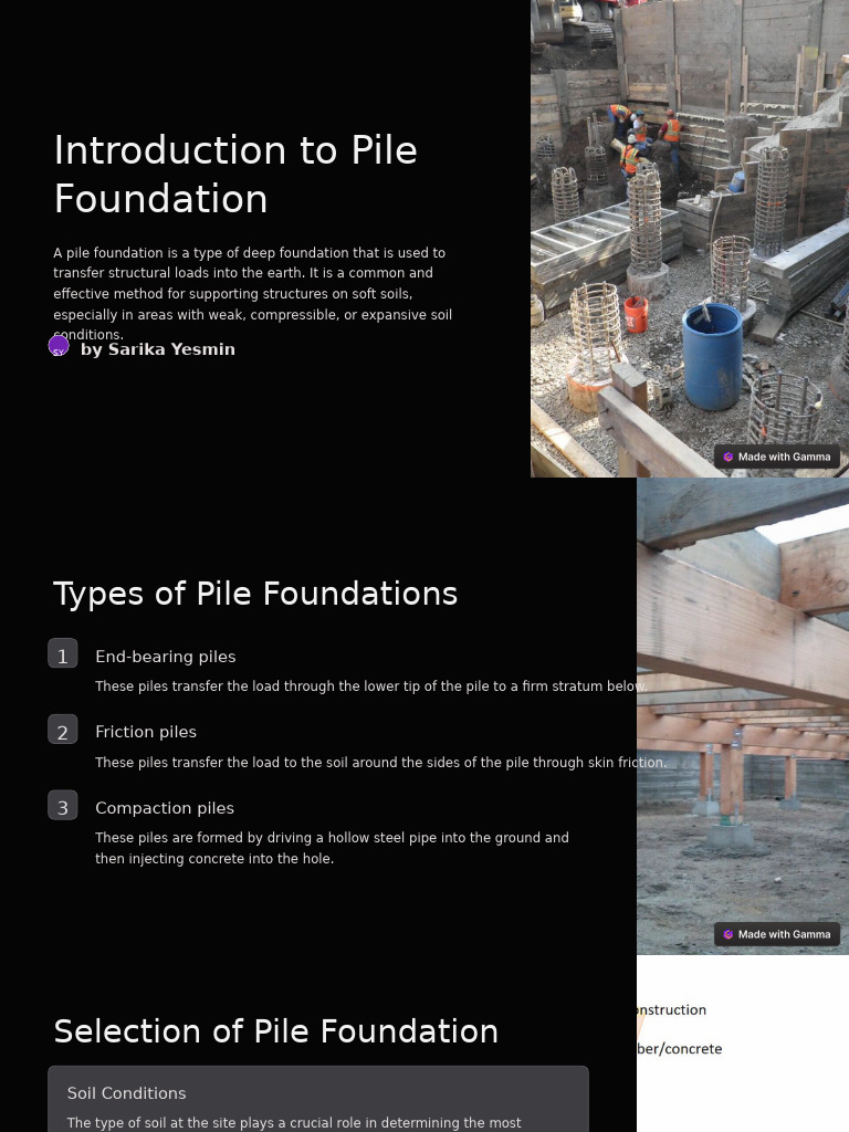Introduction-to-Pile-Foundation | PDF