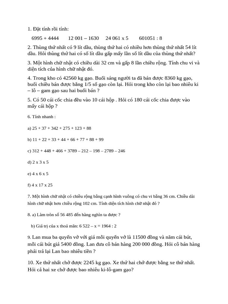 BTVN ToÃ¡n 3-4 B4 | PDF