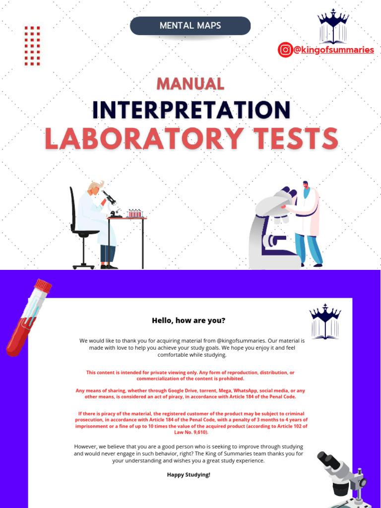 Manual+Interpretation+Laboratory+Tests Com | PDF