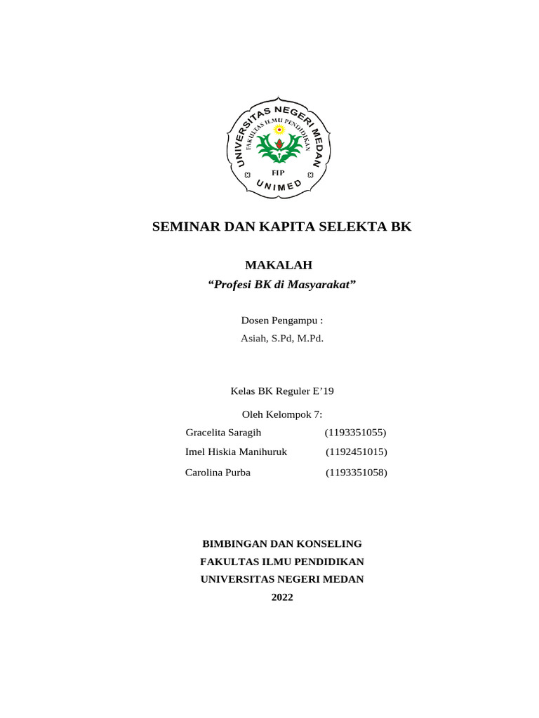 Kel 7 Seminar BK | PDF | Career & Growth | Lifestyle