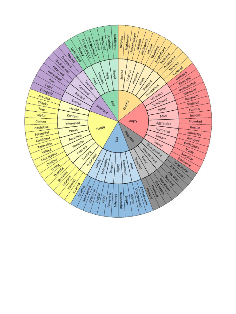 The Wheel of Adjectives | PDF