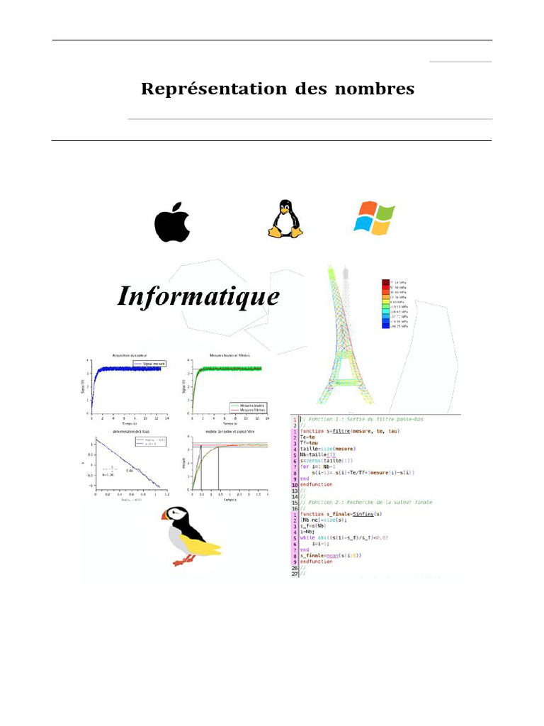 Representation BINAIRE Cours Modifié | PDF