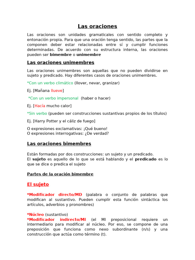 Las Oraciones | PDF
