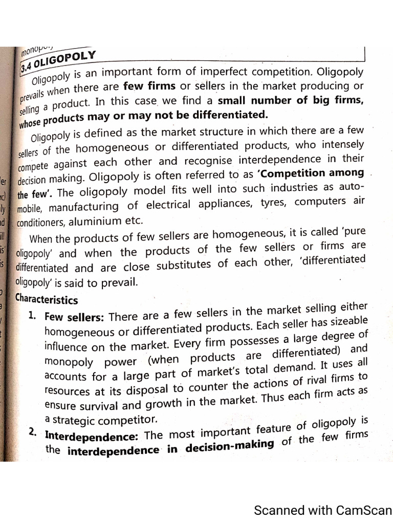 Oligopoly | PDF