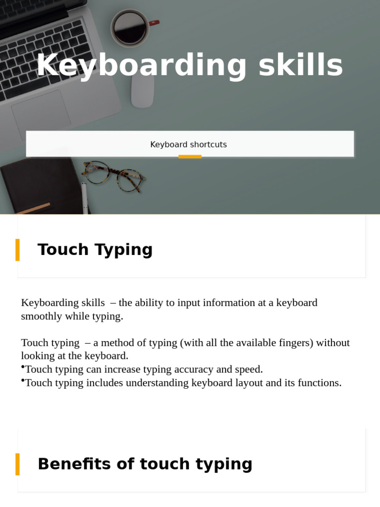 Lesson 3 Insert Keyboarding Skills Keyboard Shortcuts | PDF | Computer Keyboard | Keyboard Shortcut