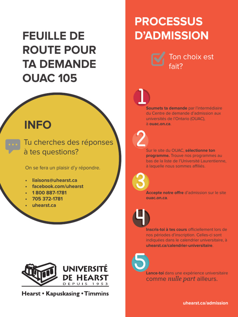 Feuille Route Demande 105 Ouac | PDF