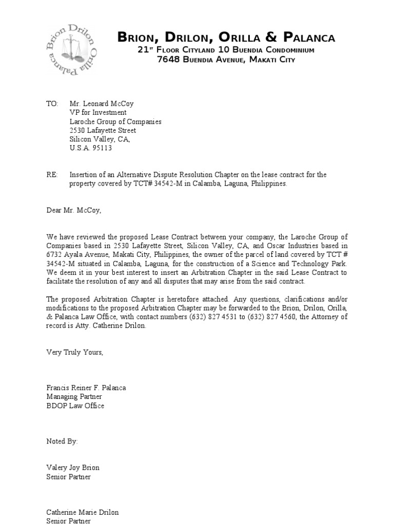 Adr - Clause - From Downa 3A | PDF | Arbitral Tribunal | Arbitration