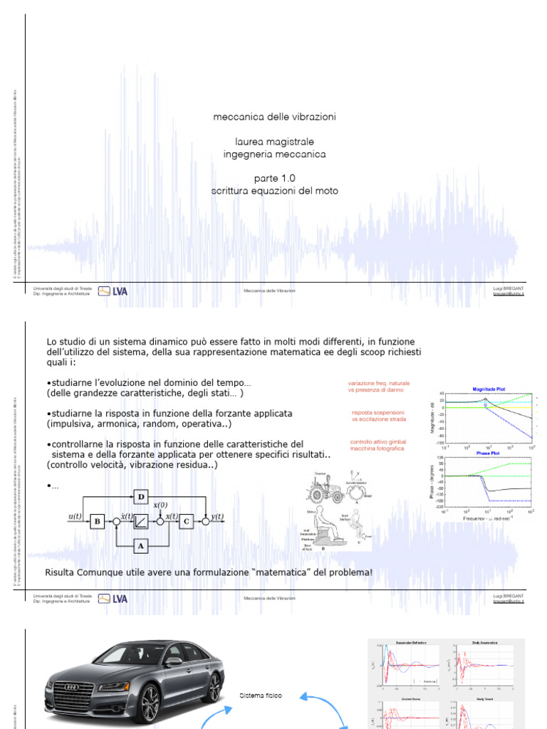 MDV - 1.0 - Scrittura Equazioni Moto | PDF