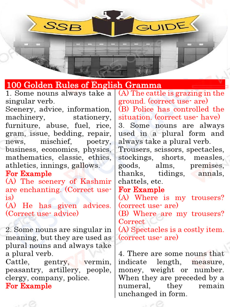 100 - Golden - Rules - 1 | PDF