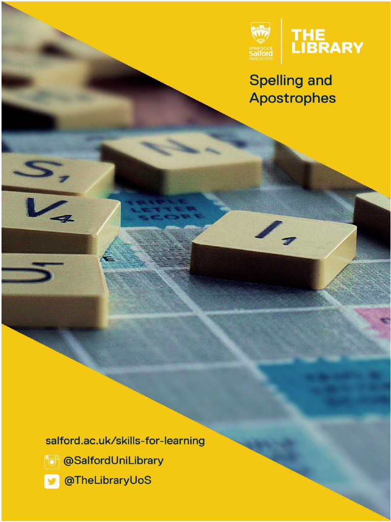 Spelling and Apostrophes | PDF