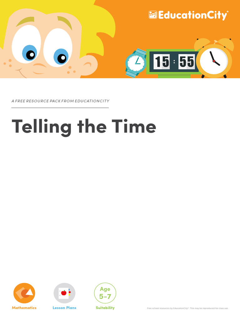 KS1 Maths Telling The Time Lesson Plans | PDF