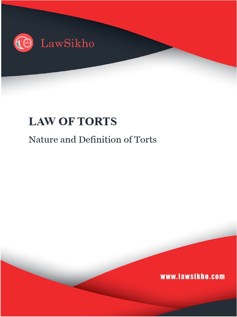 nature-and-definition-of-torts-1621415065 | PDF
