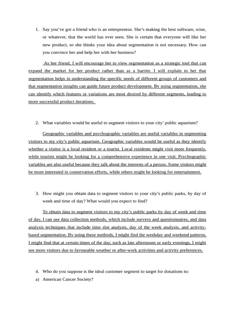 Lesson 3 Segmentation Pdf