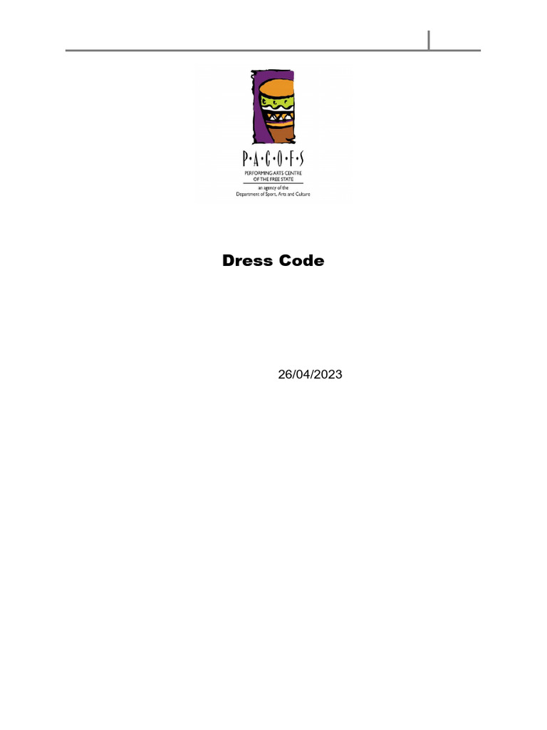 Dress Code Updated - Signed | PDF