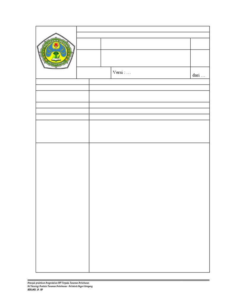 Pengendalian Organisme Pengganggu Tanamana (OPT) Secara Terpadu Pada ...