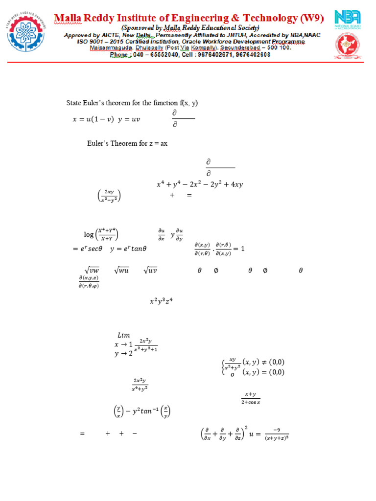 Unit-5 Maths | PDF
