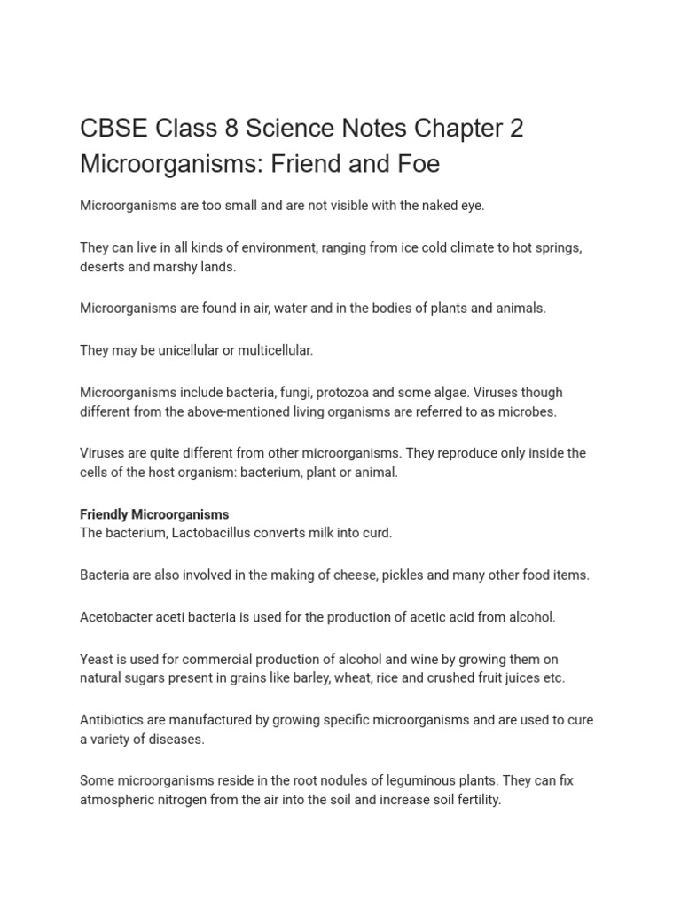 Science CH 2 Notes | PDF