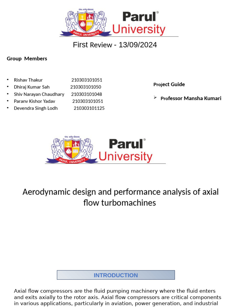 Project Presentation of AFC . | PDF | Turbomachinery | Technology ...