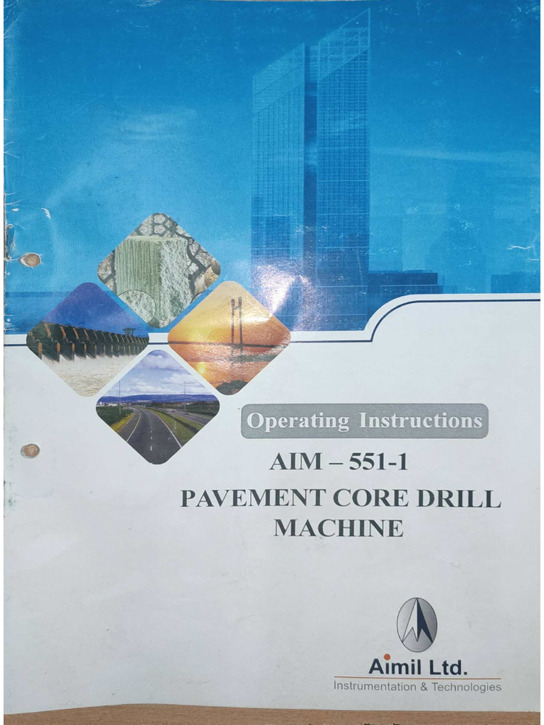 Pavement Core Drilling Machine | PDF